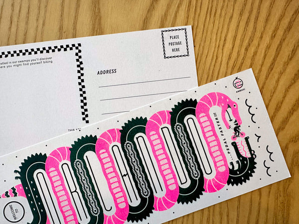 Florida Swamp Cycle Postcard – Secret Society Goods